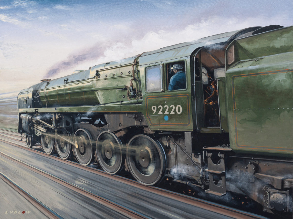 Evening Star - Peintre du Rail